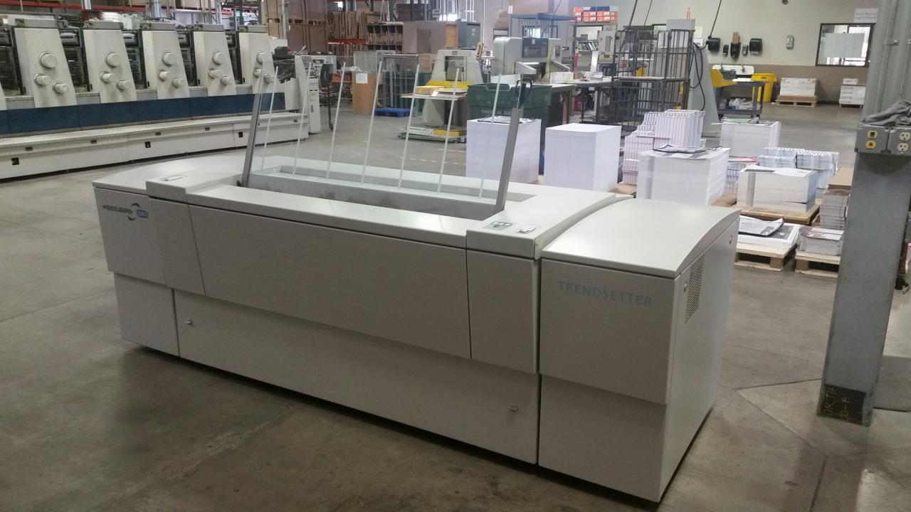 Lot #36: Heidelberg CREO/ Trendsetter 3244/ Platesetter - Phoenix, AZ ...